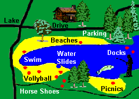 Crestline Lake Gregory Regional Park, Virtual Tour Waterslide Area